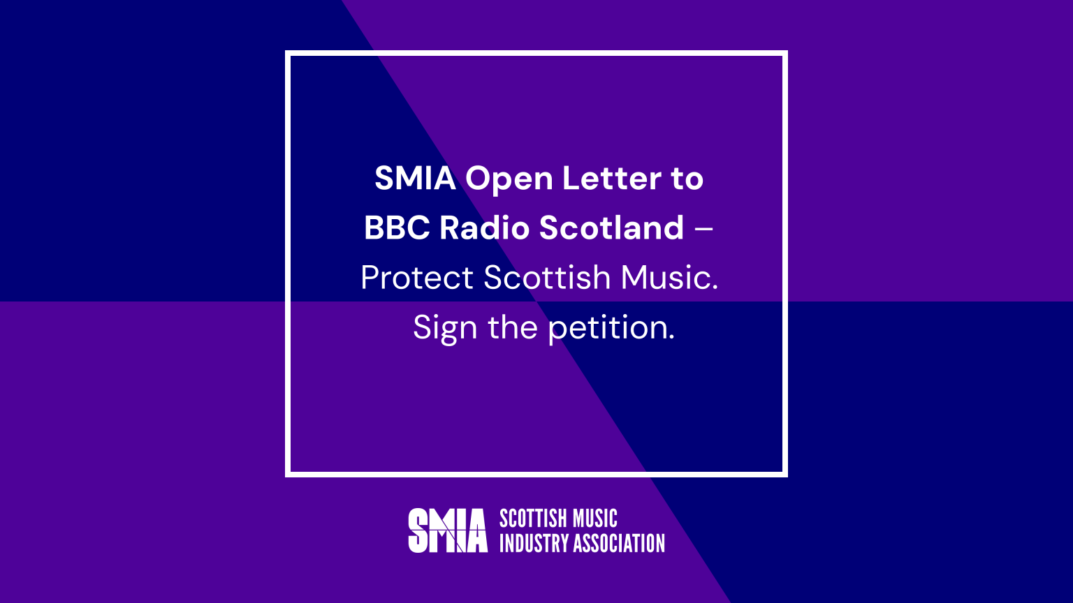 SMIA Open Letter to BBC Radio Scotland - Scottish Music Industry ...