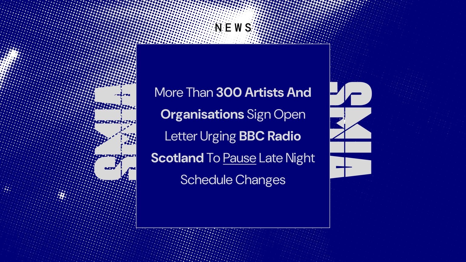 More Than 300 Artists and Organisations Sign Open Letter Urging BBC ...